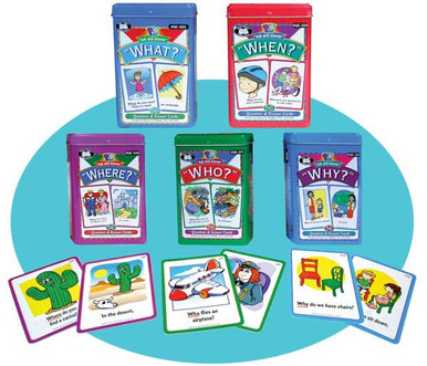 WH Question Card Combo -Ask and Answer for Kids Set