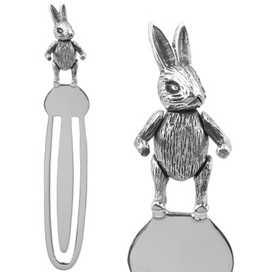 Moveable Rabbit Bookmark English Sterling Silver. SKU #: GT1022 ...