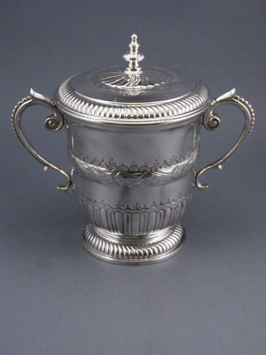 2 Handle Ice Bucket (C829) - Corbell Silver Store