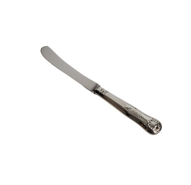 Kings Pattern Large Butter Knives Silver Plate. SKU #: KM9914 ...