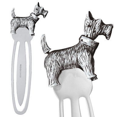 Movable Scottie Dog Bookmark English Sterling Silver. SKU #: GT2290 ...