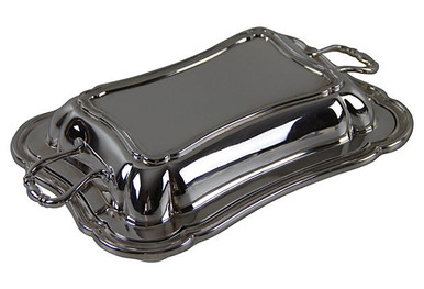 English Entree Dish & Cover,Silver Plate c.1885. SKU #: ASK456 ...