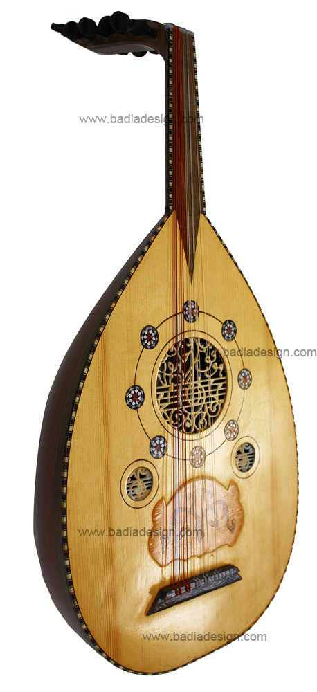 Moroccan Lute Musical Instrument from Badia Design Inc.