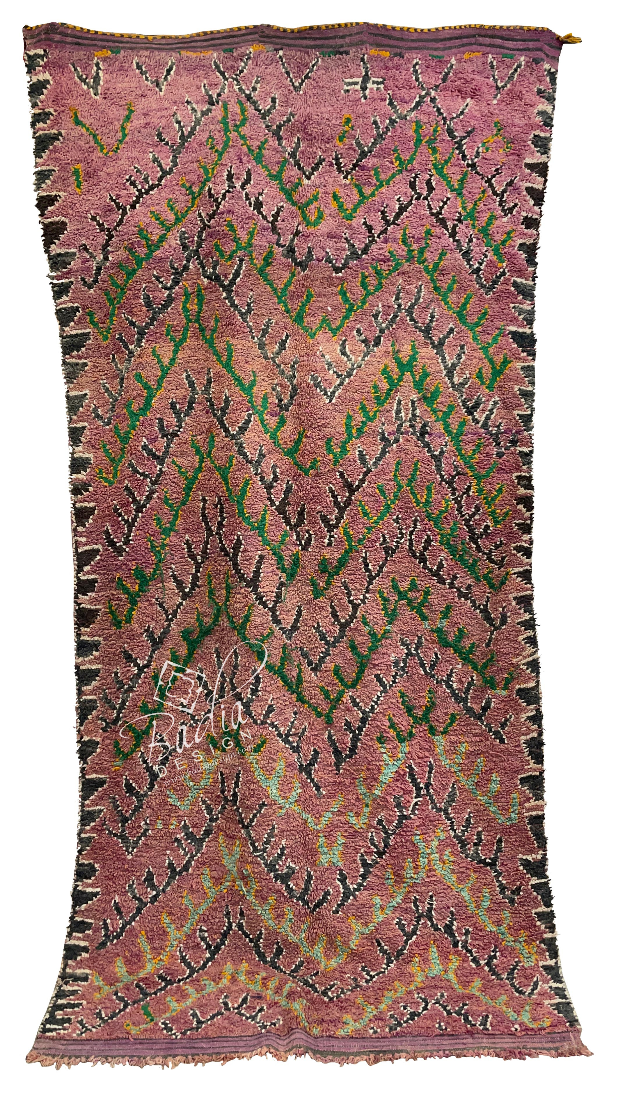 Multi-Color Handmade Moroccan Rug from Badia Design Inc.