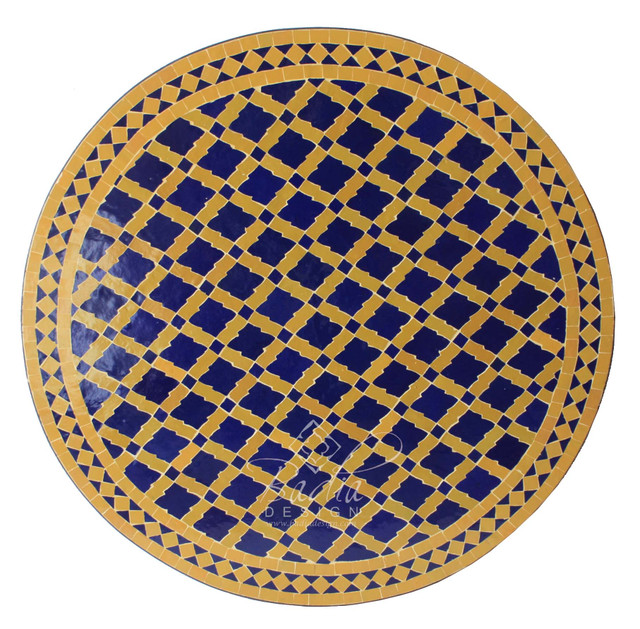 Moroccan Mosaic Tile Table Top from Badia Design Inc