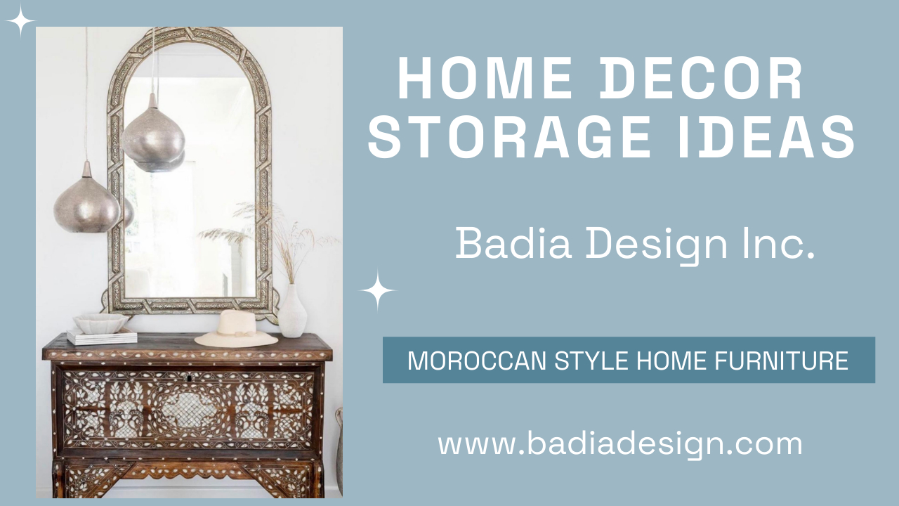 Home Decor Storage Ideas - Badia Design Inc.