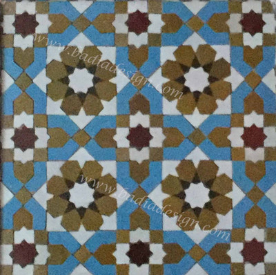 Moroccan Mosaic Floor Tile from Badia Design Inc.