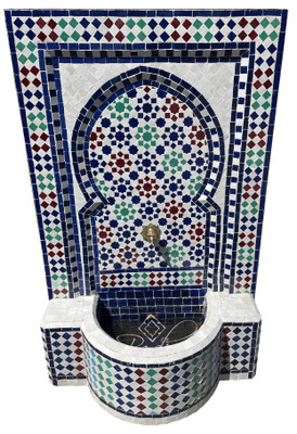 Moroccan Mosaic Water Fountain from Badia Design Inc.