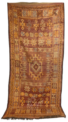 Vintage Multi-Color Moroccan Tribal Rug from Badia Design Inc.