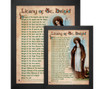 Litany of St. Brigid Poster - Catholic to the Max - Online Catholic Store