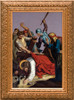 St. Peter's Stations of the Cross in Gold Frames (Set of 14) - Catholic ...