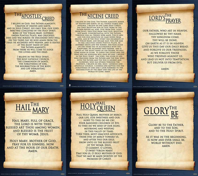 Common Prayers III Poster Value Pack - Catholic to the Max - Online ...