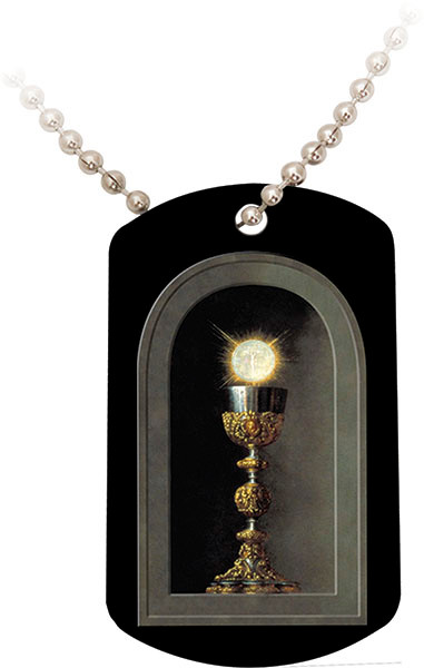 Eucharist Dog Tag - Catholic to the Max - Online Catholic Store