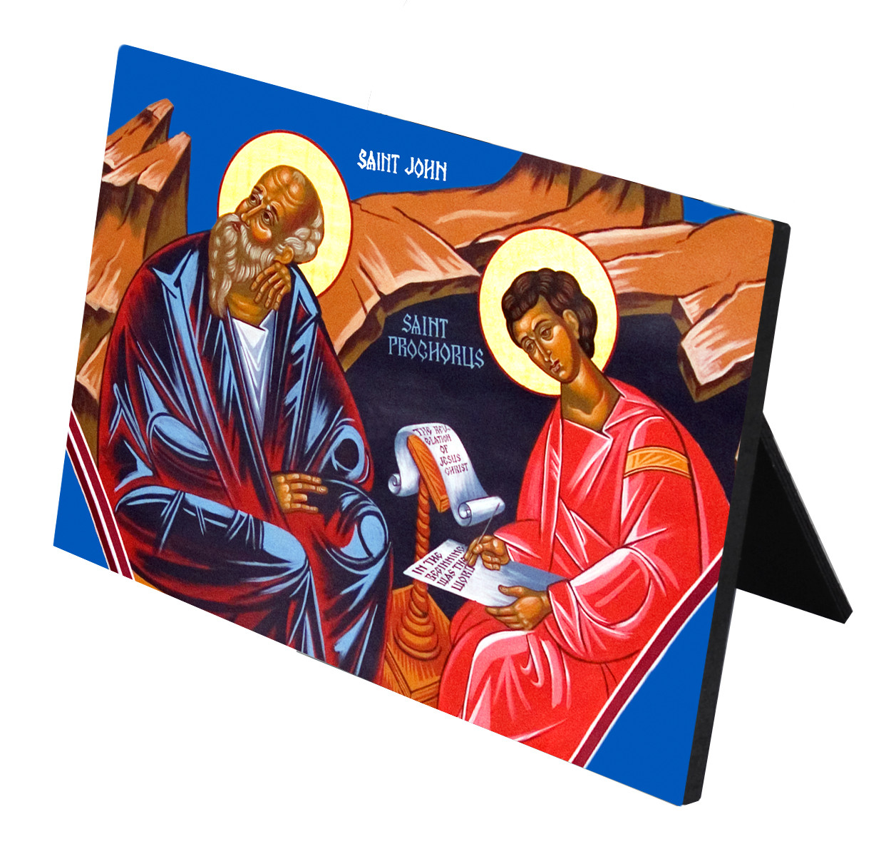St. John & St. Prochorus Horizontal Desk Plaque - Catholic to the Max ...