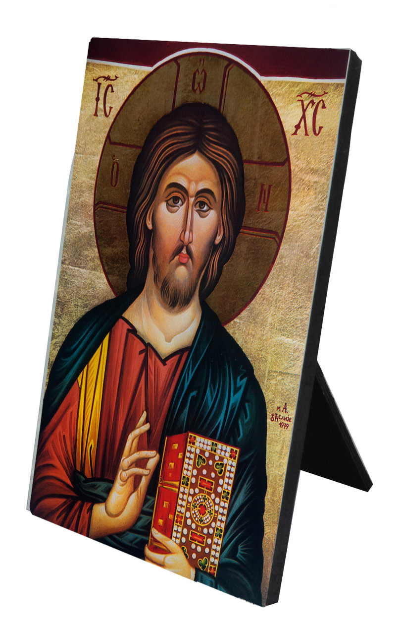 Christ the Teacher Icon Vertical Desk Plaque - Catholic to the Max ...
