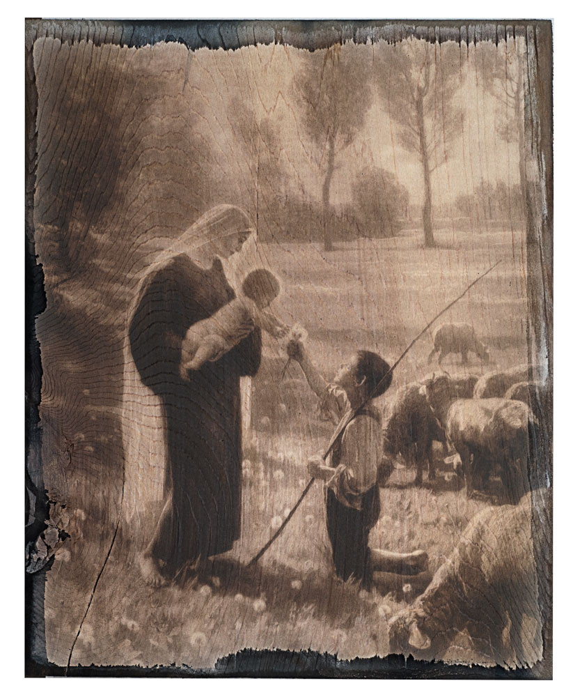 Gift of the Shepherd Rustic Wood Plaque - Catholic to the Max - Online ...