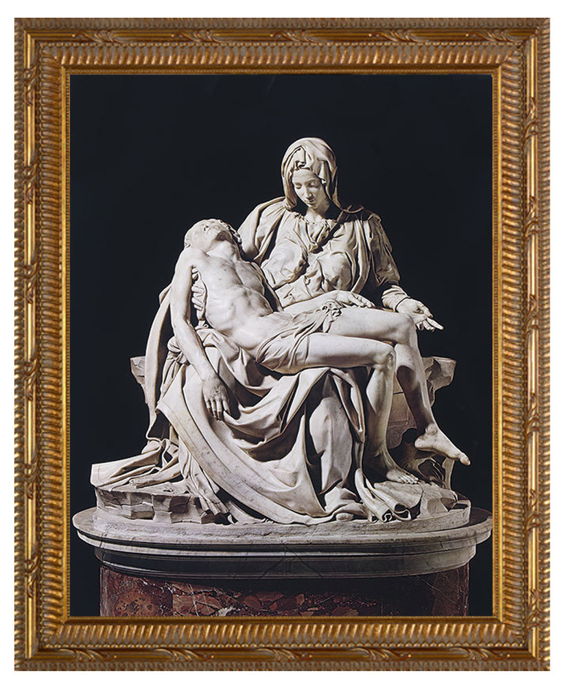 Pieta by Michaelangelo Framed Art - Catholic to the Max - Online ...