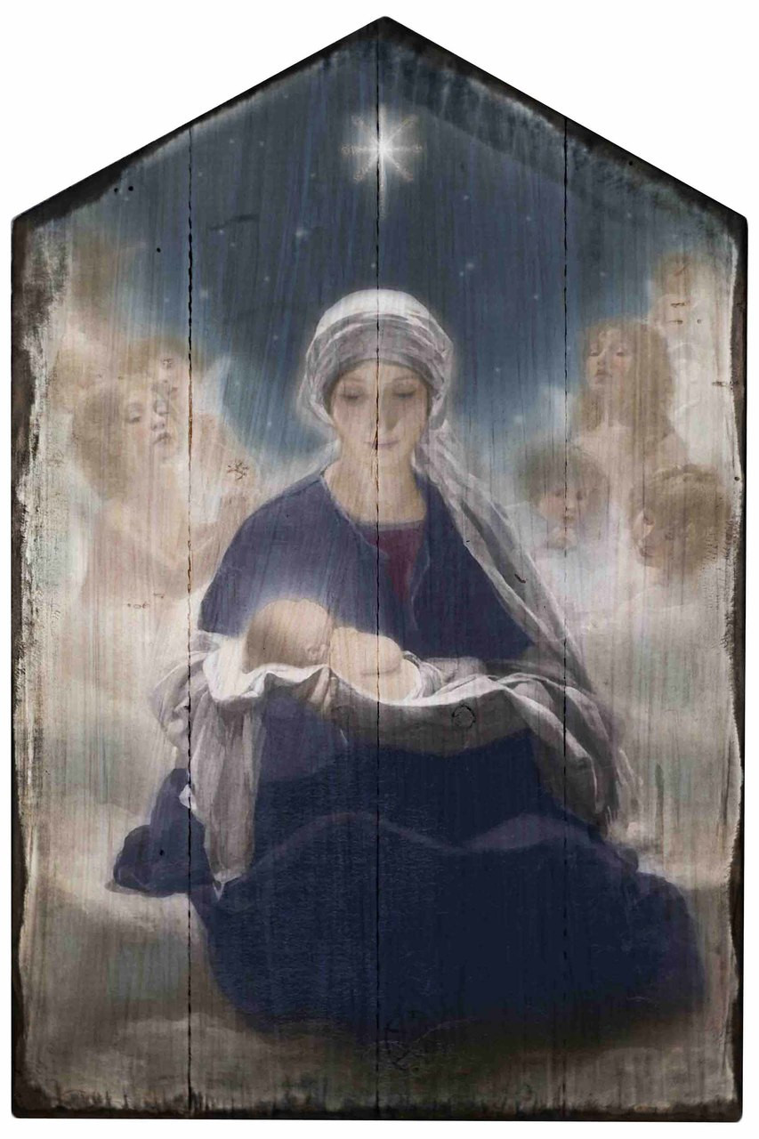 Star of Bethlehem Rustic Wood Plaque - Catholic to the Max - Online ...