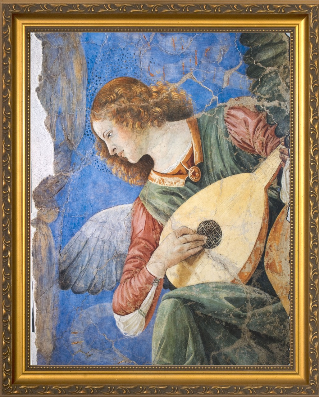 Brunette Angel Framed Art - Catholic to the Max - Online Catholic Store