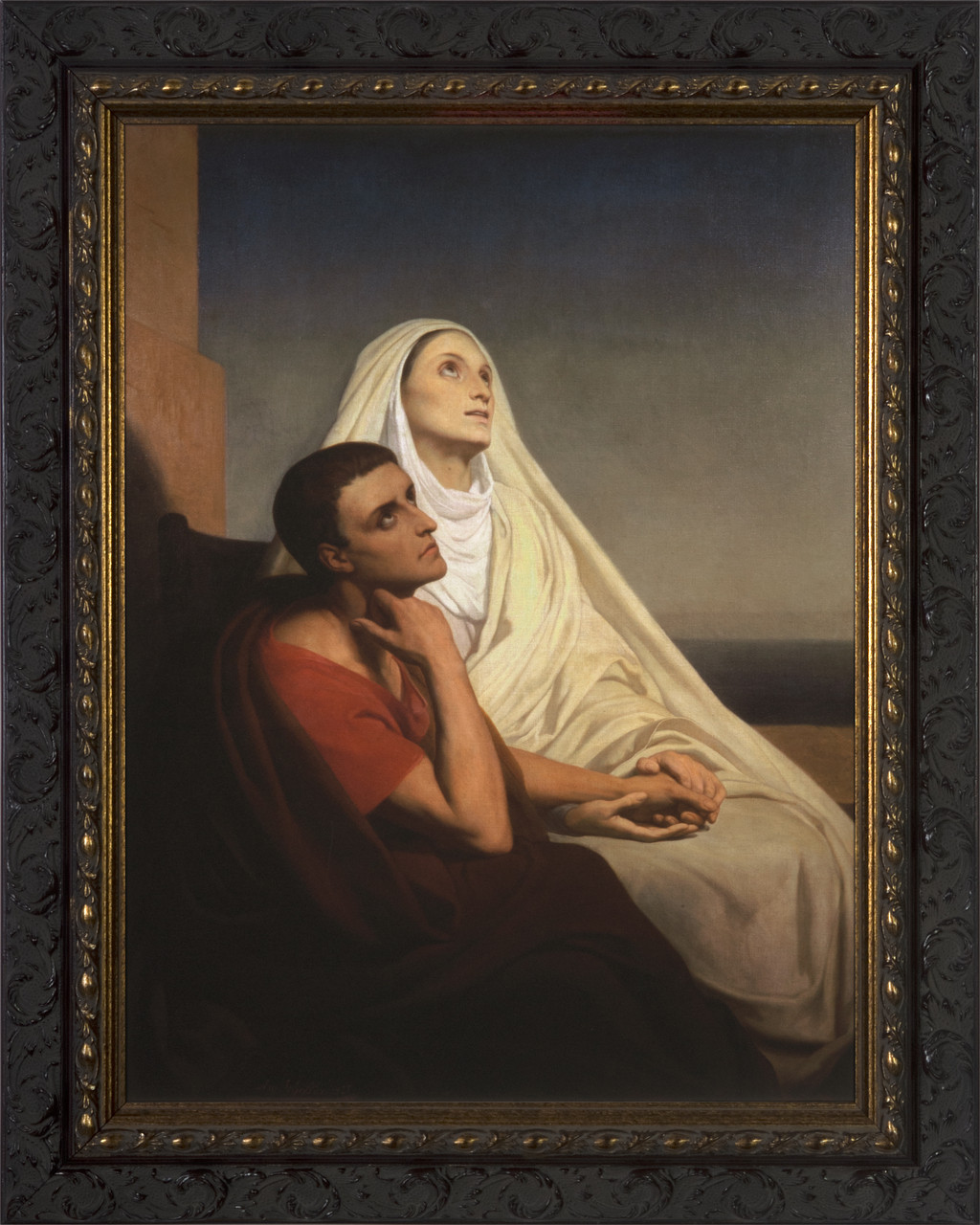 St. Monica - Ornate Dark Framed Art - Catholic to the Max - Online ...