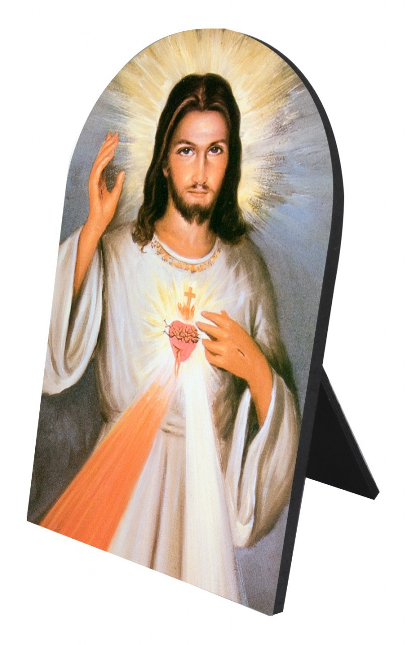 Divine Mercy Detail Arched Desk Plaque - Catholic to the Max - Online ...