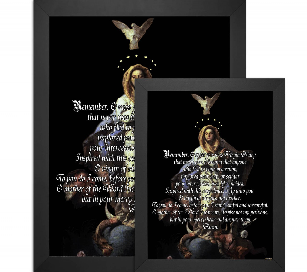 Memorare Poster - Catholic to the Max - Online Catholic Store