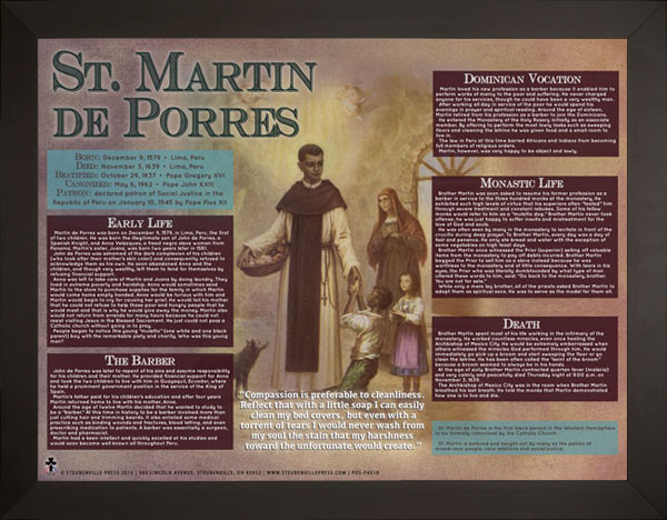 St. Martin de Porres Explained Poster