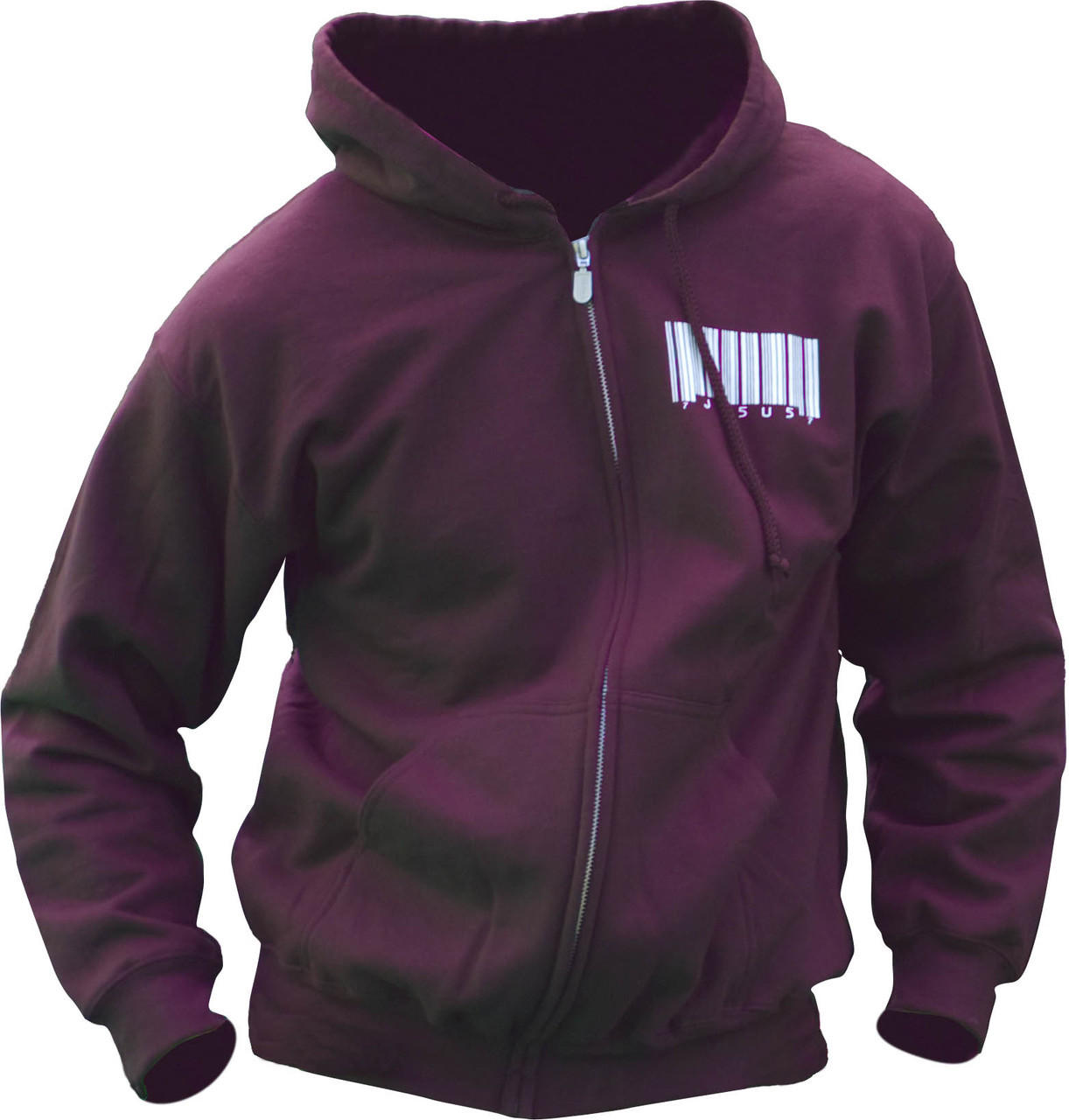 Barcode Zipper Hoodie