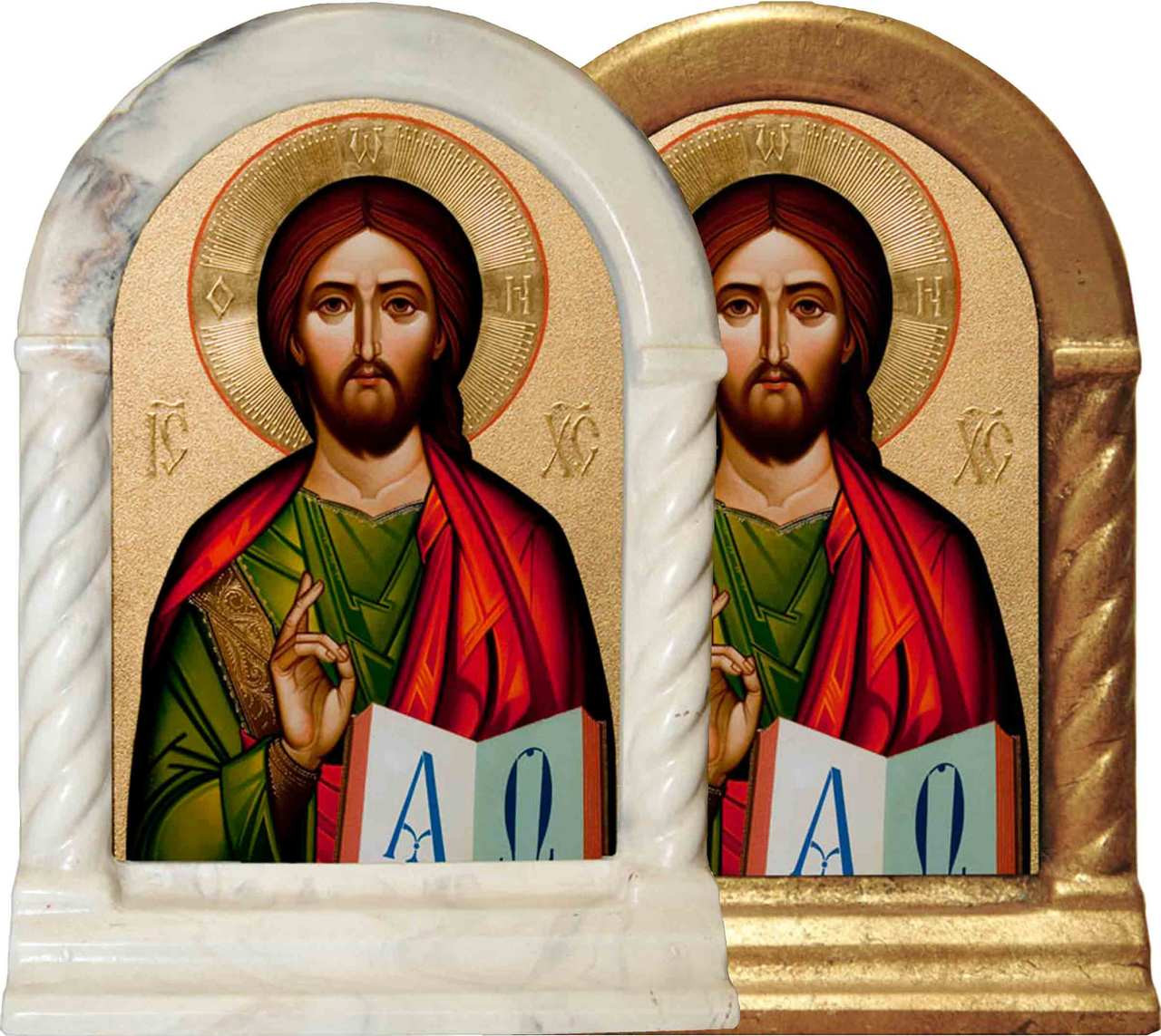 Byzantine Christ Desk Shrine