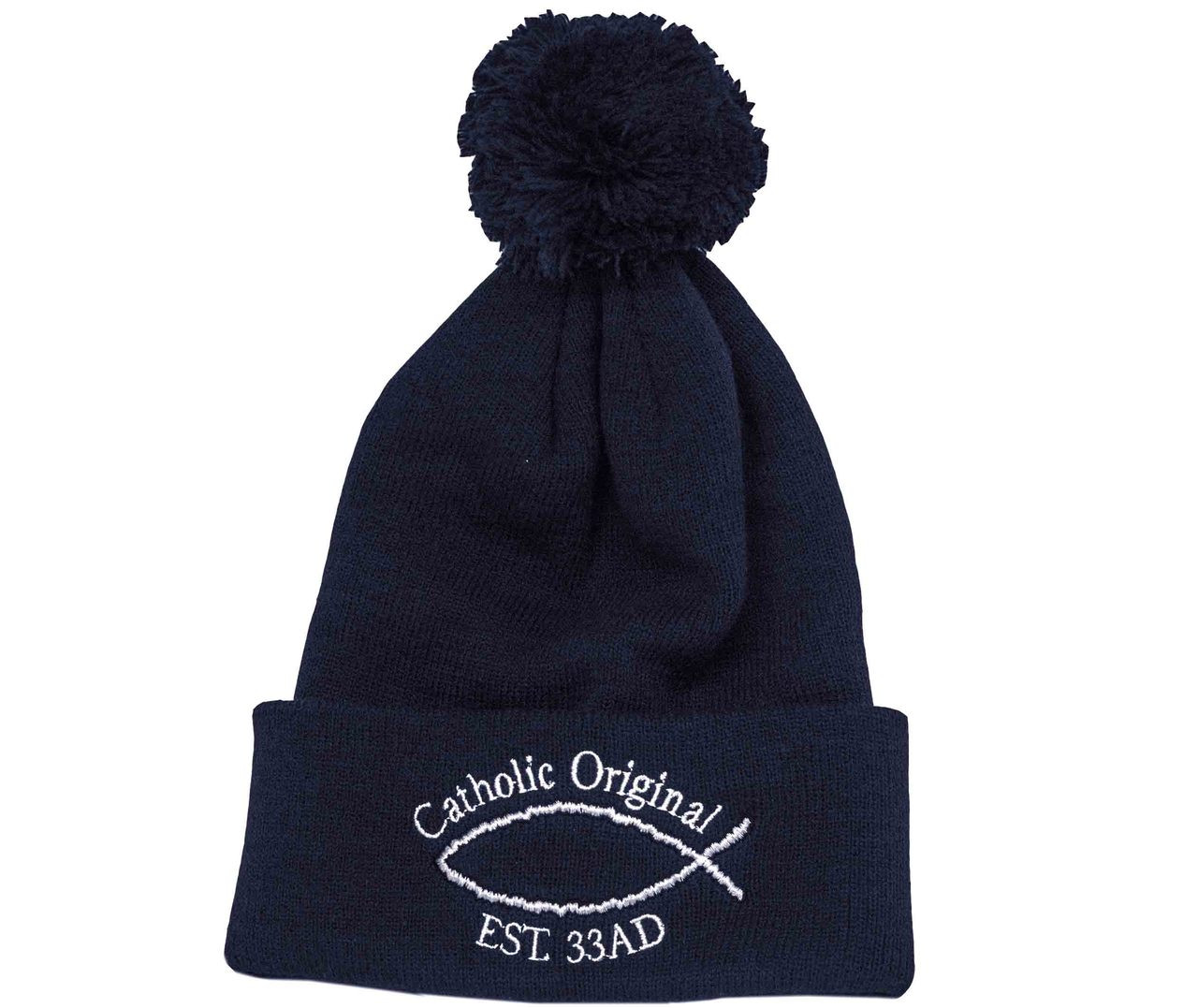 Catholic Original Pom-Pom Beanie