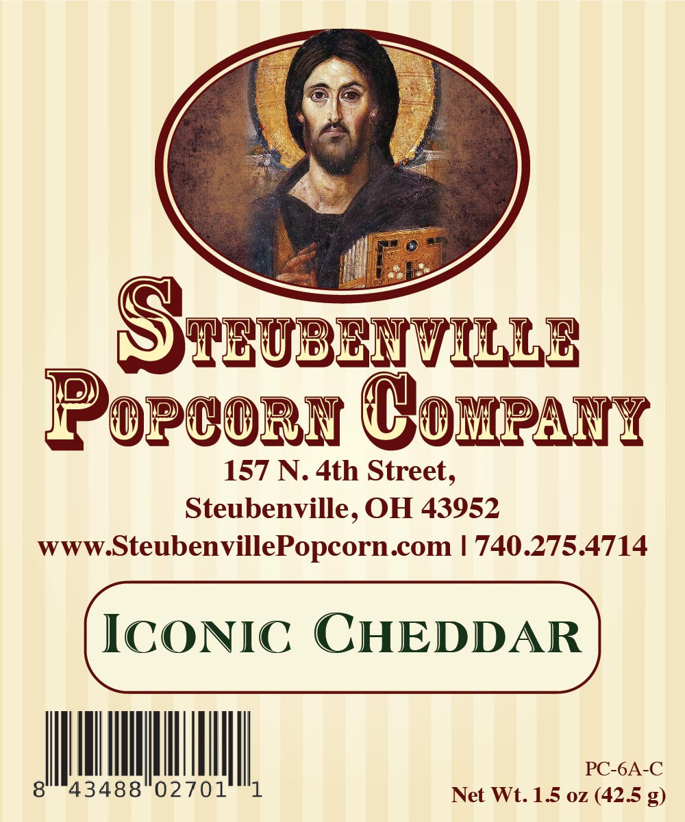 Iconic Cheddar Popcorn - Catholic to the Max - Online Catholic Store
