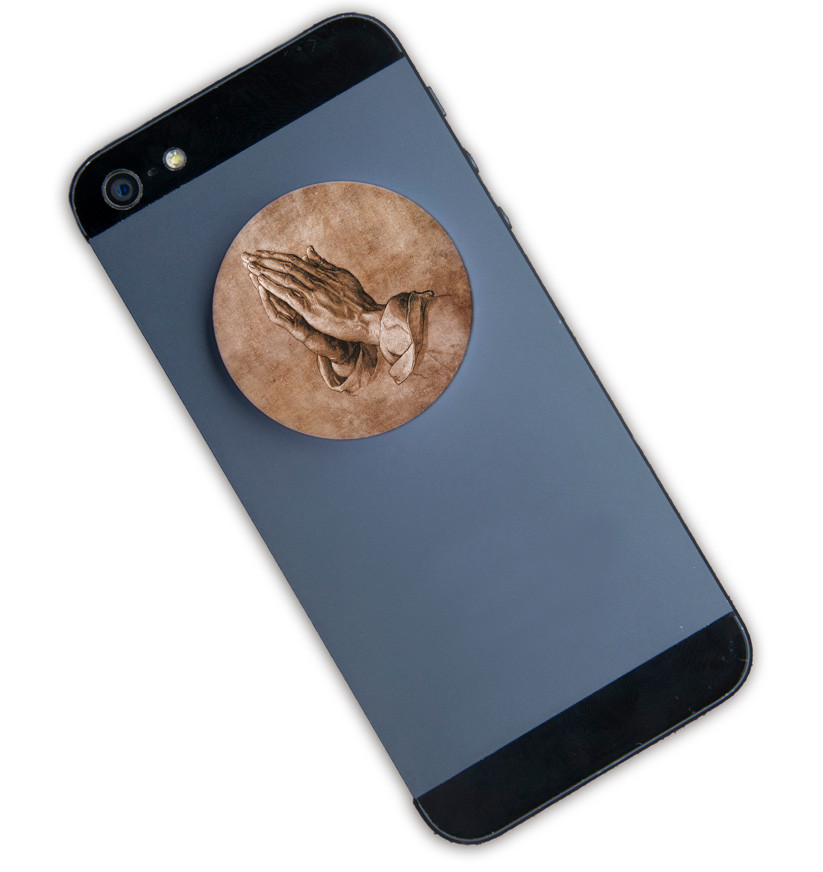 Hands in Prayer Pop-Up Phone Holder