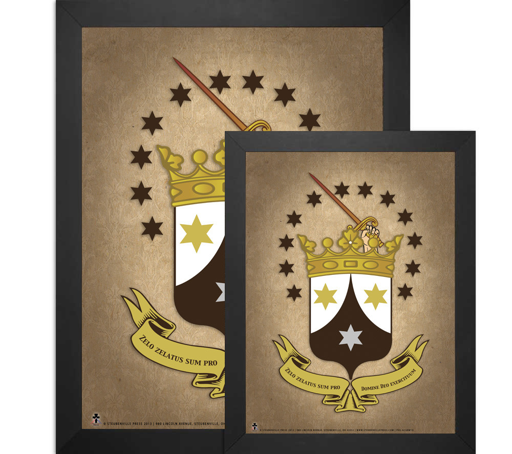 Carmelite Crest Graphic Poster