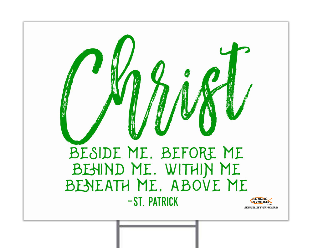 Christ Yard Sign - Catholic to the Max - Online Catholic Store