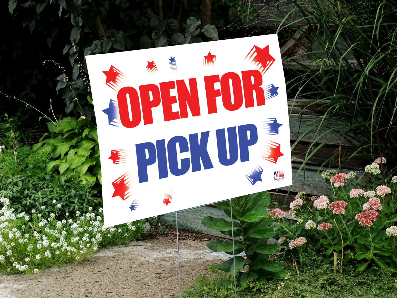 Open For Pick Up Yard Sign - Catholic to the Max - Online Catholic Store