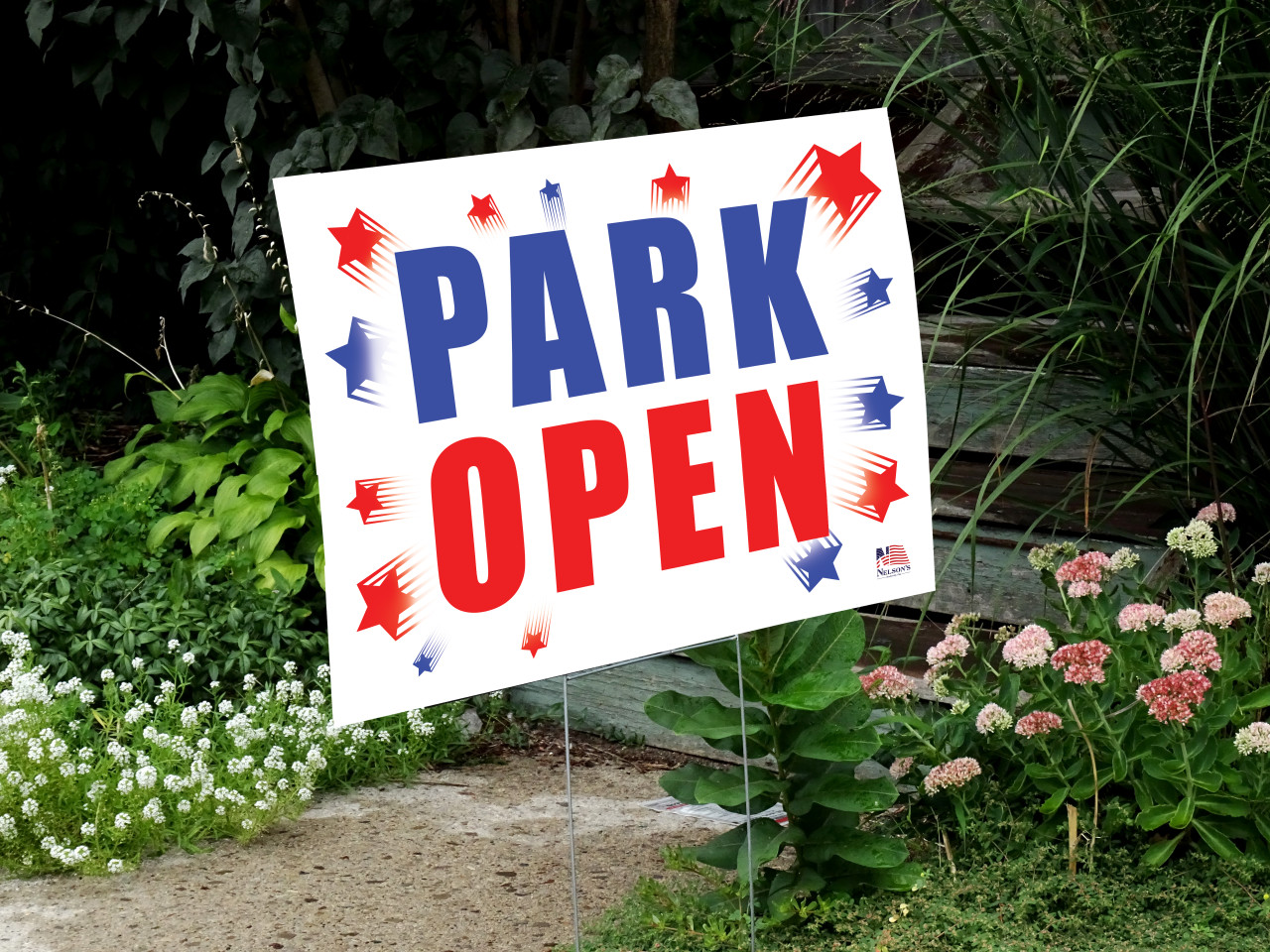 Park Open Yard Sign - Catholic to the Max - Online Catholic Store
