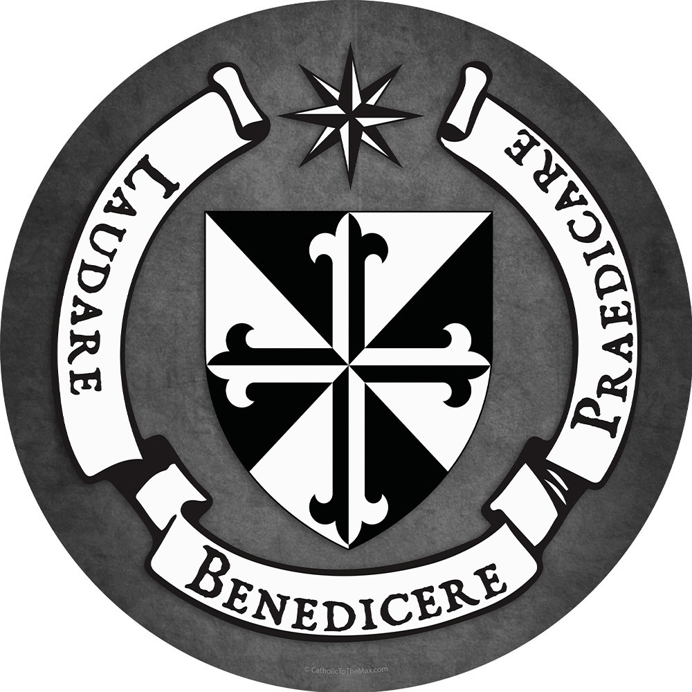 Dominican Emblem Indoor Outdoor Aluminum Print - Catholic to the Max ...