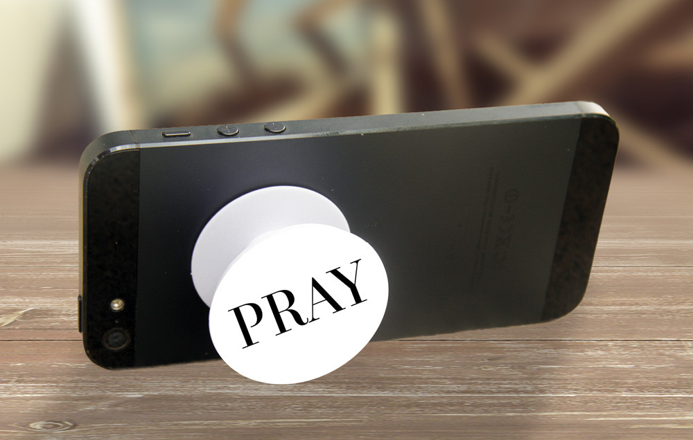 PRAY Pop-Up Phone Holder - Catholic to the Max - Online Catholic Store