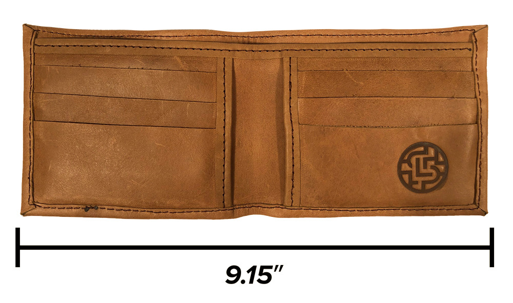 CORAGGIO Cedar of Lebanon Bi-Fold Leather Wallet - Catholic to the Max ...