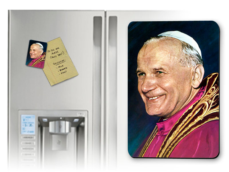 Pope John Paul II Magnet - Catholic to the Max - Online Catholic Store