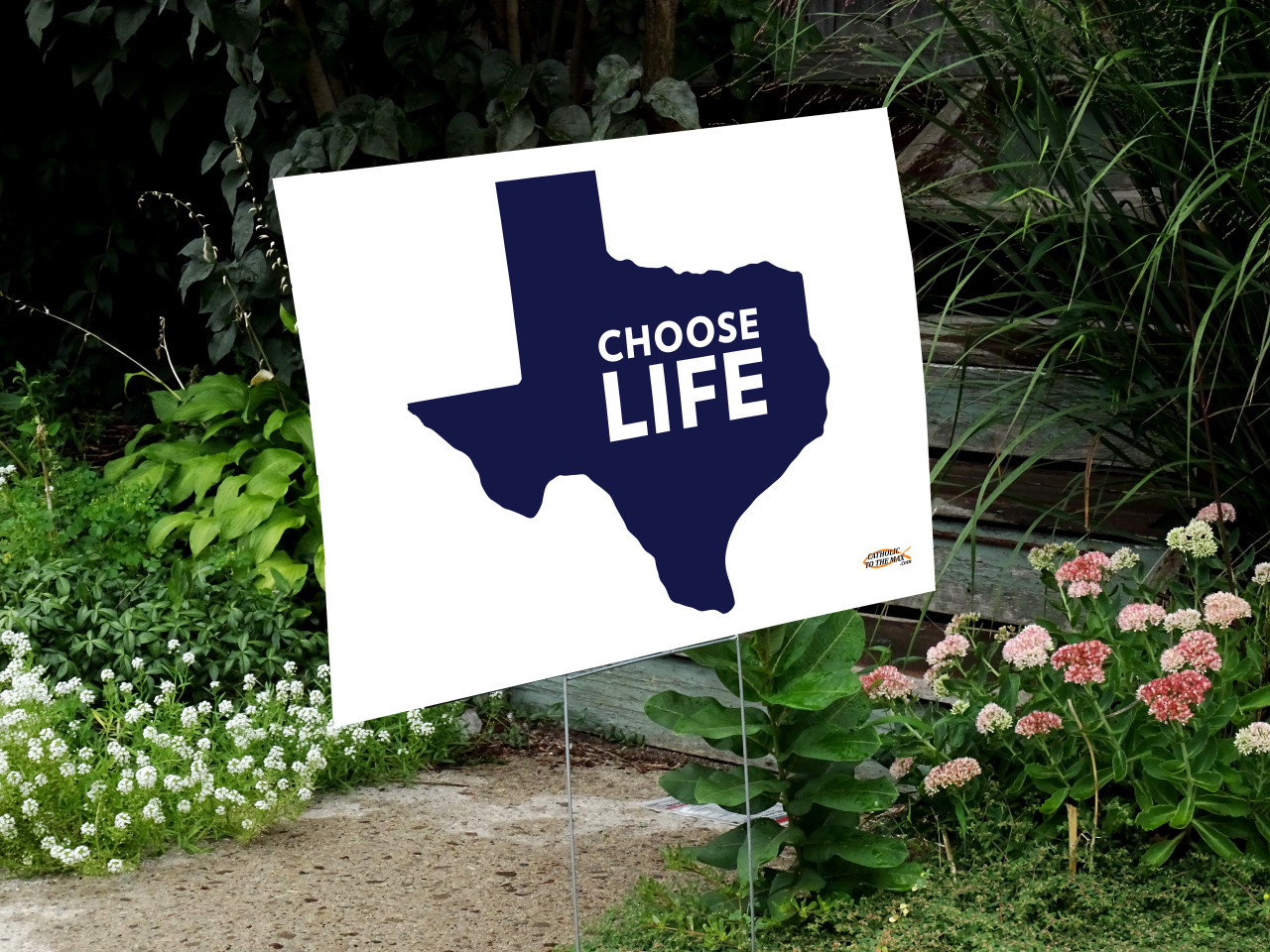 Choose Life State Yard Sign - Catholic to the Max - Online Catholic Store
