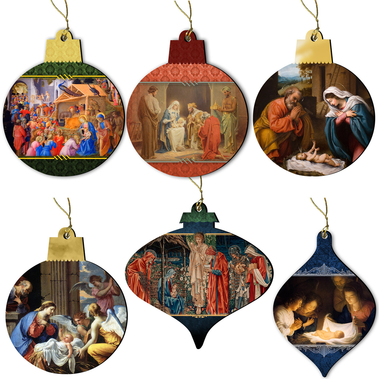 Nativity Ornament Bundle (122, 455, 473, 485, 815, 818) - Catholic to ...