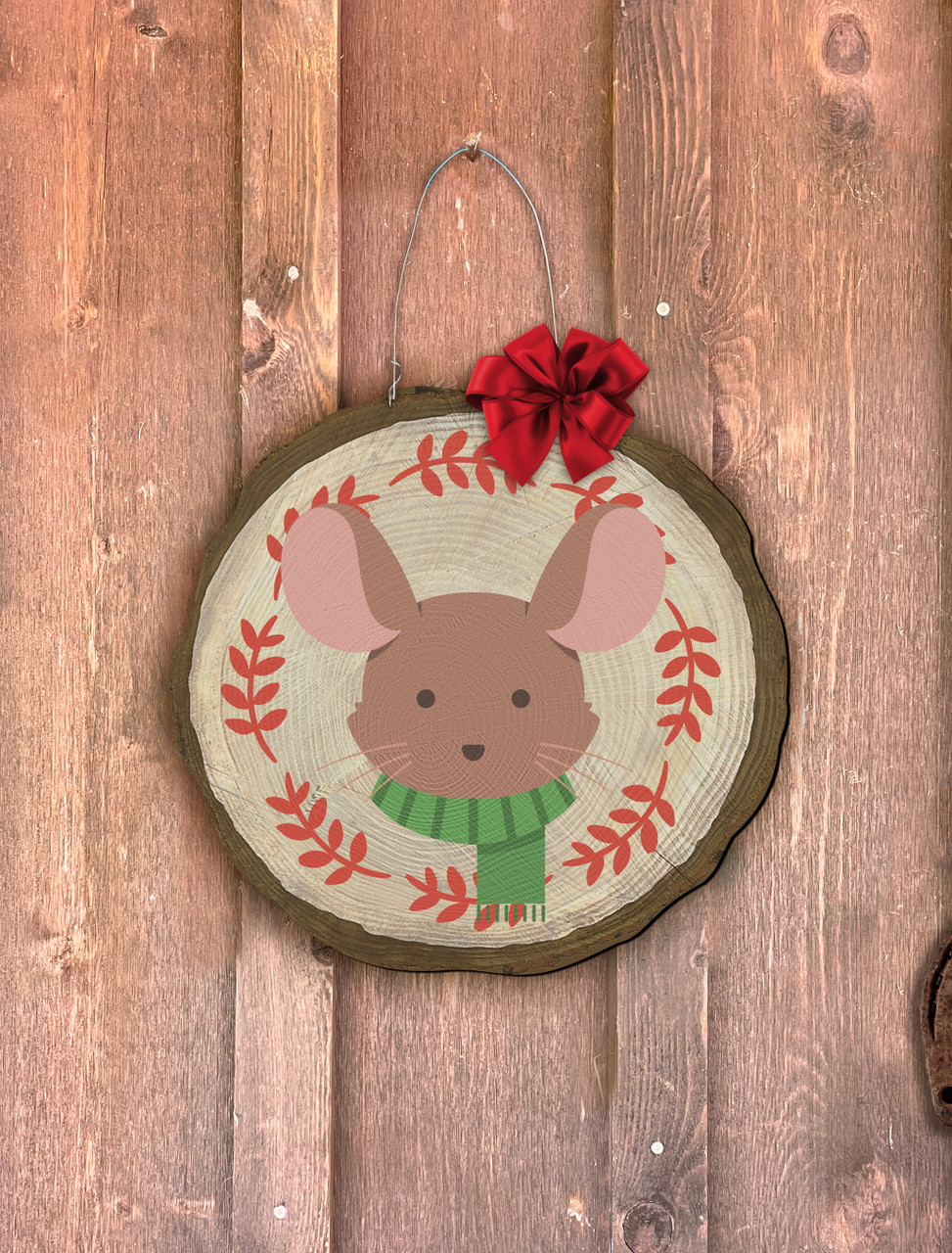 Mouse Log End Door Hanger - Catholic to the Max - Online Catholic Store