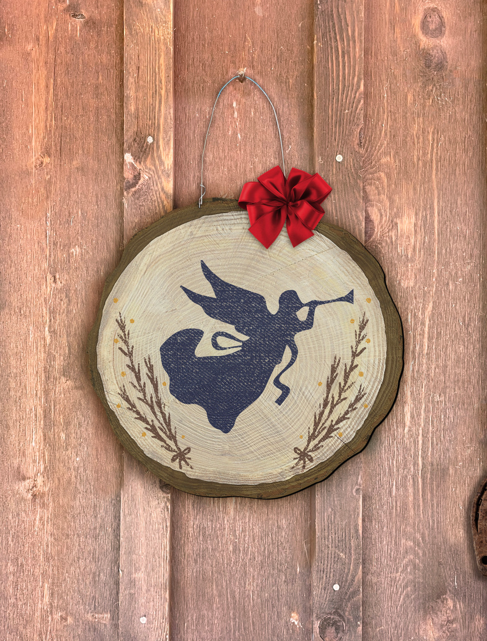 Angel Log End Door Hanger - Catholic to the Max - Online Catholic Store