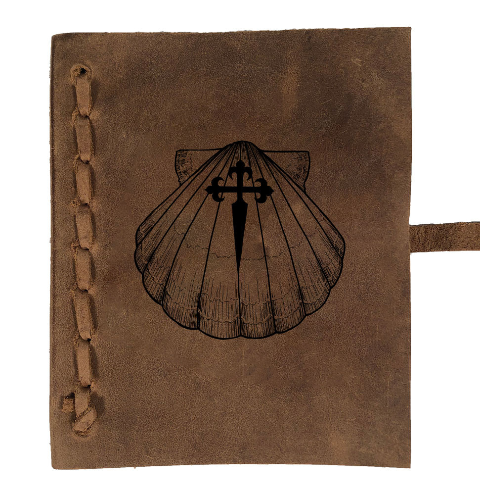 CORAGGIO Scallop Rustic Leather Journal - Catholic to the Max - Online ...