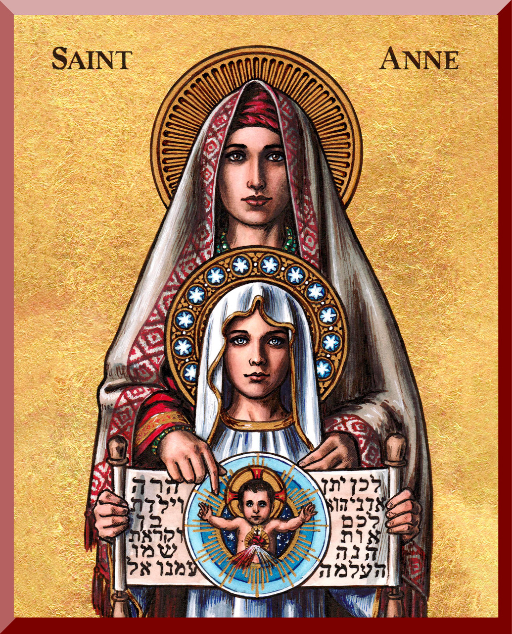 Theophilia St. Anne Wall Plaque - Catholic to the Max - Online Catholic ...