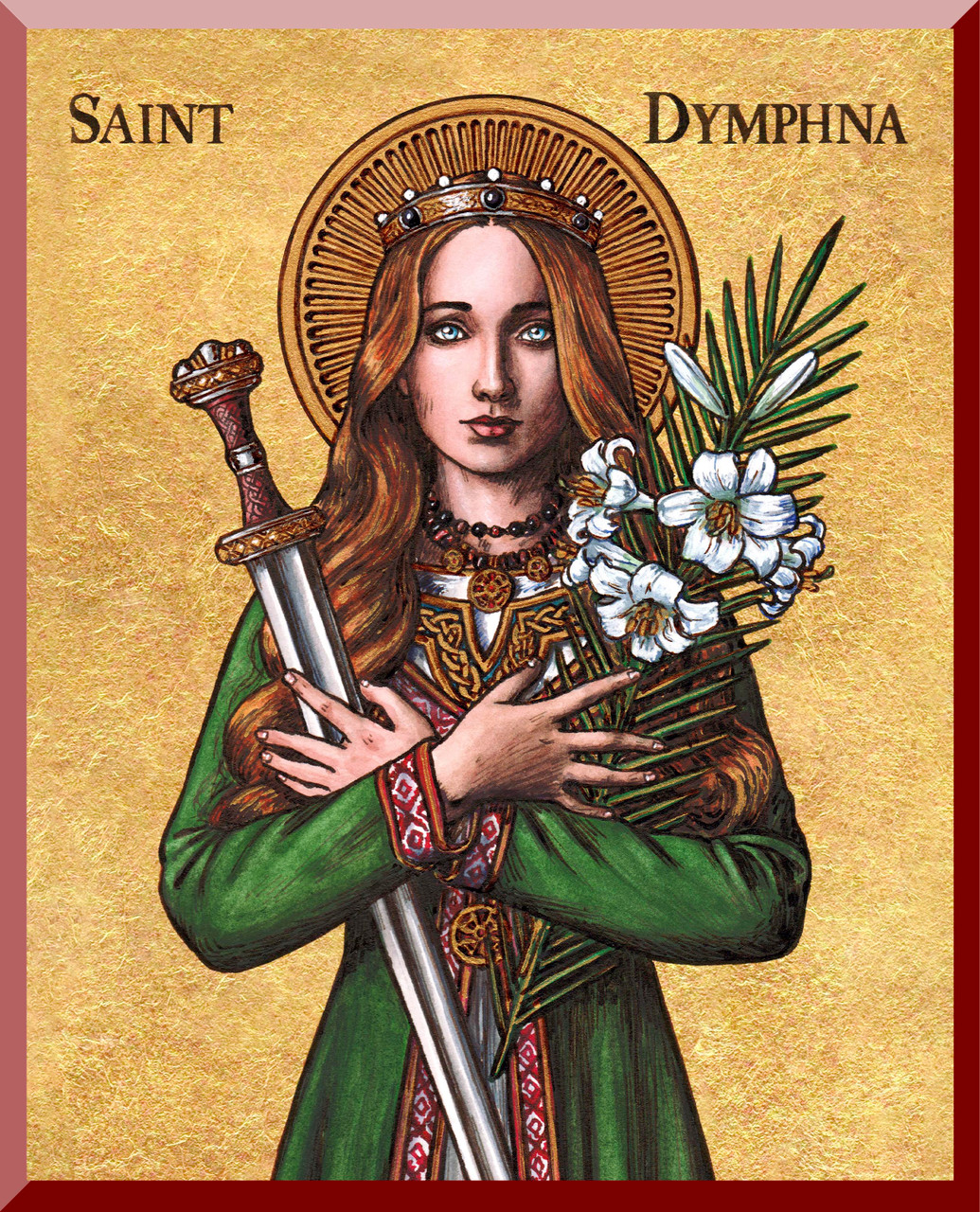 Theophilia St. Dymphna Wall Plaque - Catholic to the Max - Online ...