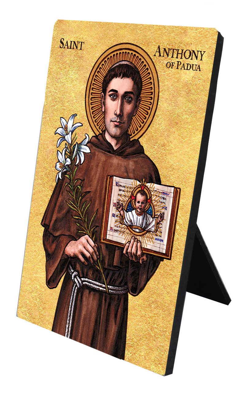 Theophilia St Anthony Of Padua Desk Plaque Catholic To The Max