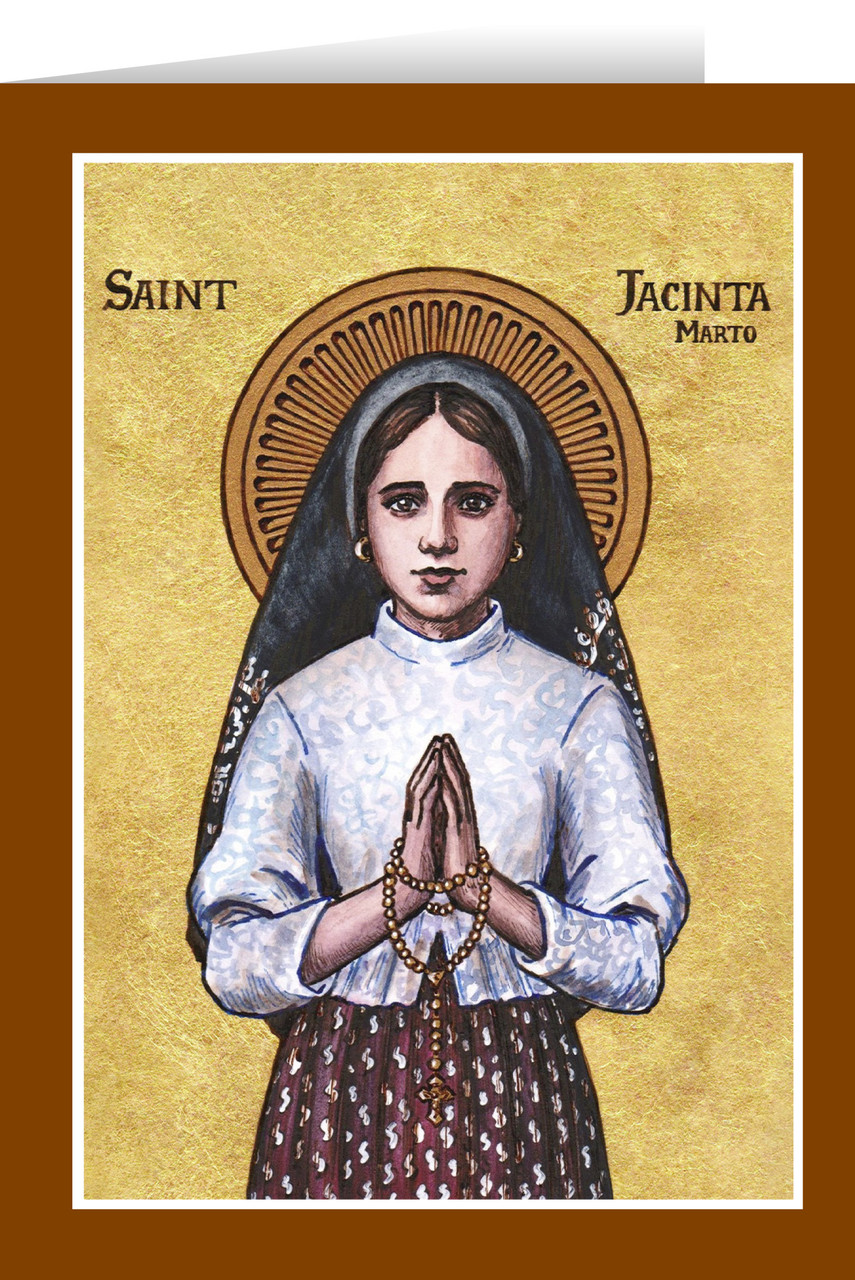 Theophilia St. Jacinta Marto Greeting Card - Catholic to the Max ...