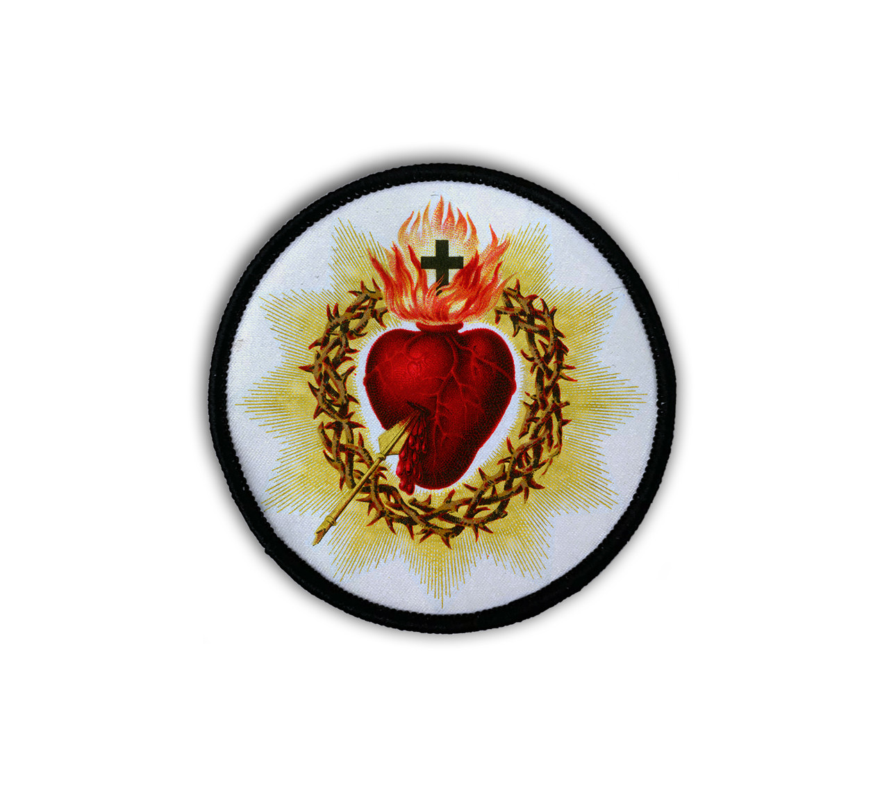 Sacred Heart Circle Iron-On Patch - Catholic to the Max - Online ...